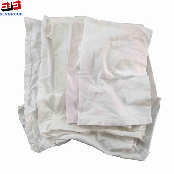 Quality General Cleaning White 35*55cm 10kg/Bale Clothing Rags for sale