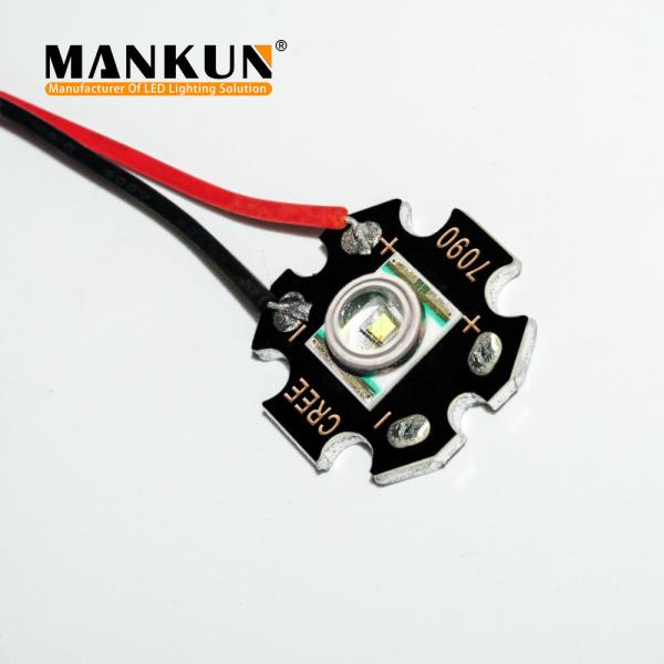 Quality 20mm Star SMD 7090 PCB LED Module Black Solder Mask ROHS UL for sale