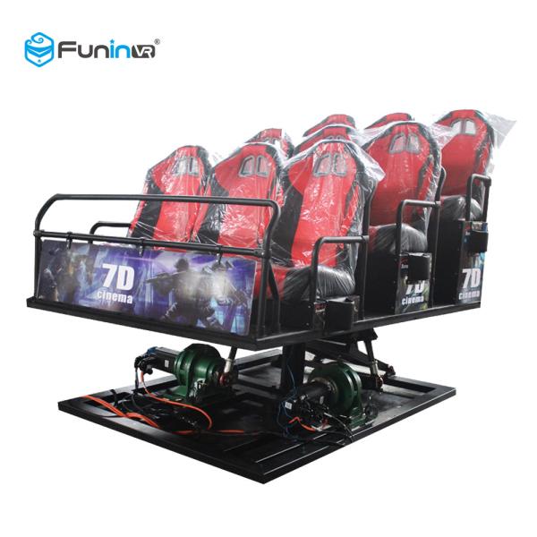 Quality Dual Projection 7D Movie Theater , Dynamic 5d 9d 12d Cinema With 8 9 12 Seats for sale