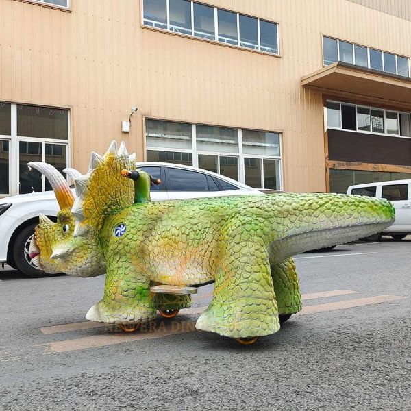 Quality UV Resistant Large Animatronic Electric Dinosaur Ride With Multiple Control for sale