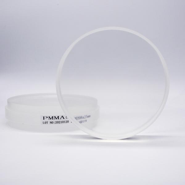 Quality AG Dental Pmma Block Resin Dental Partial Dentures 98mm / 95mm for sale