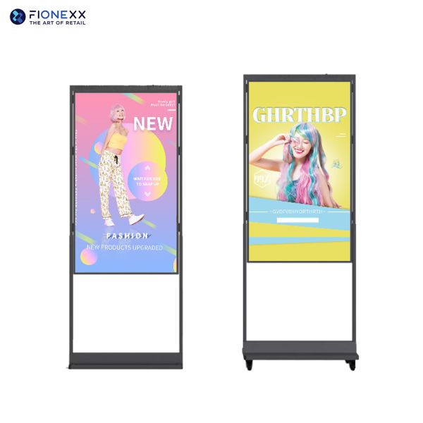 Quality Blackening Resistant Digital Shop Window Displays 55inch Lightweight for sale