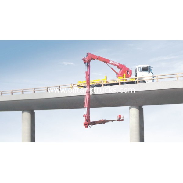 Quality 16m Boom Type Bridge Inspection Truck Dongfeng Chassis 6x4 245HP / 270HP for sale
