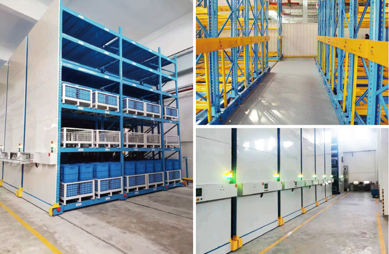 Electric mobile racking system