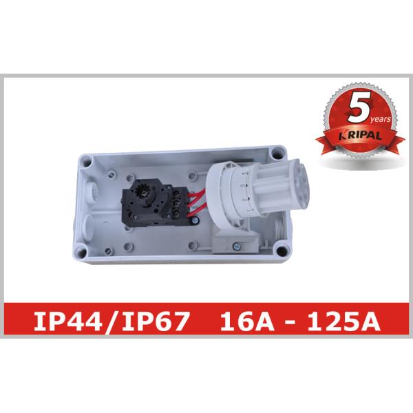 Quality Mechanical Interlock Industrial Power Switched Sockets , Single / Three Phase for sale