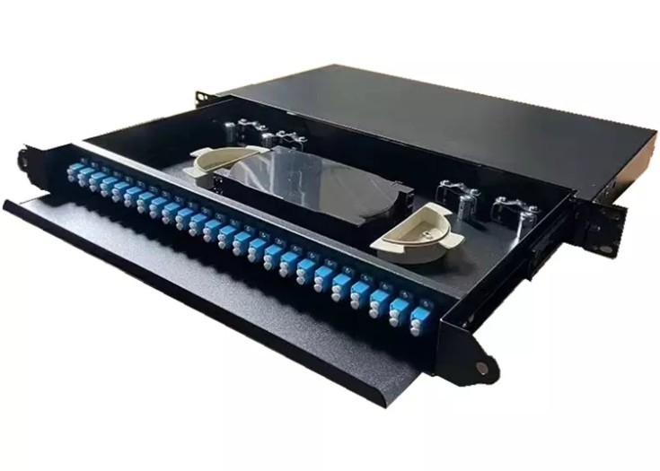 Quality ODF Fiber Optic Distribution Unit Box Fc Drawing Type 19inch for sale