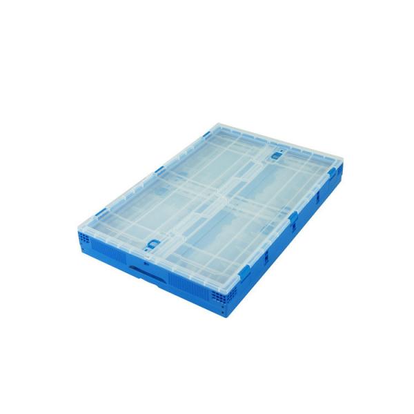 Quality 650*440*360 mm Plastic Collapsible Totes Length Sides Opening Collection for sale