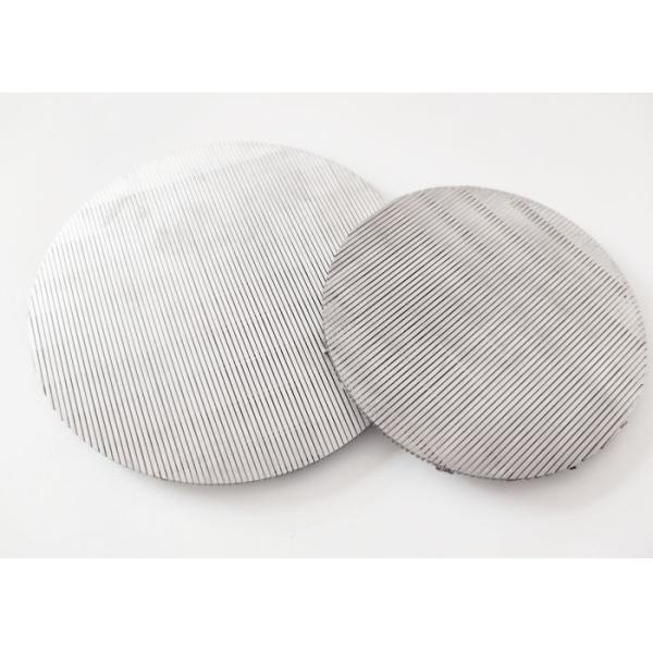Quality SS304 0.25mm Slot Precision 50 Micron Stainless Steel Mesh Round Shape for sale