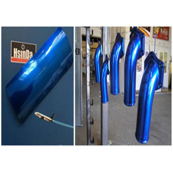Quality Clear Candy Blue Powder Coat Electrostatic Spray High Temperature Resistance for sale