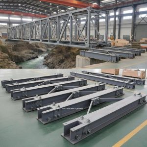 Quality Modular Steel Bailey Bridge with Grade 8.8 Bolts High Load Capacity and for sale