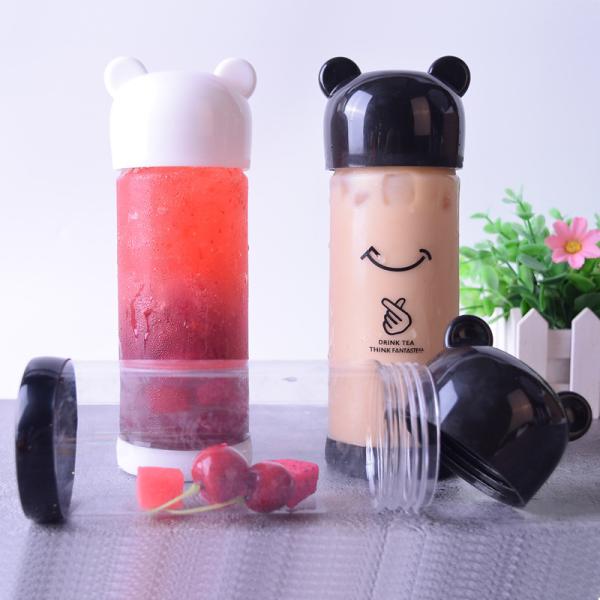 Quality 300ml 350ml 400ml Pet Plastic Beverage Bottle for Beverage Customization and for sale