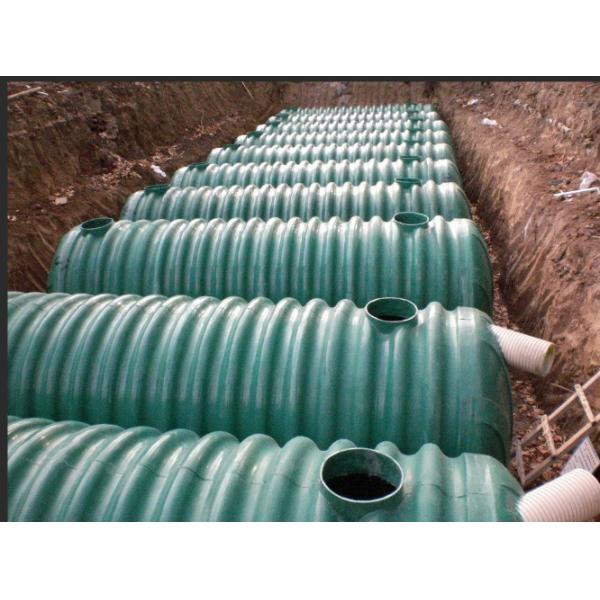 Quality Fiberglass Winding FRP Septic Tank With Ordinary Pressure Low Maintence Long for sale