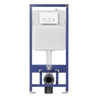 Quality HDPE Concealed Toilet Cistern Rectangular Shape And Ceramic Disc Mechanism for sale