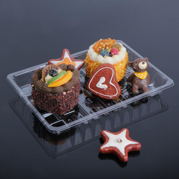 Quality Rectangle Pet Plastic Blister Tray Fruit Food Packaging for sale