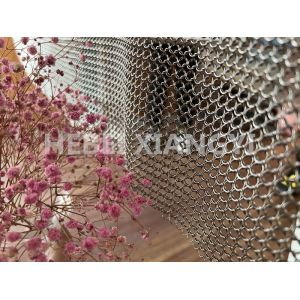 Quality S W Model Copper Chainmail Ring Mesh Curtain For Decoration Room Divider for sale