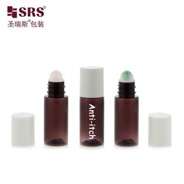 Quality Customizable PET Roll On Bottle No Leakage PET Bottle Components for sale