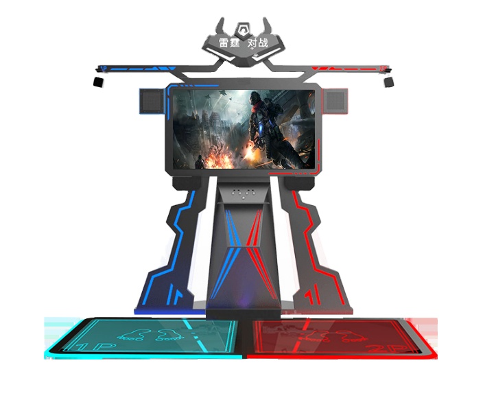 Double Players Shooting 9D VR Game Machine