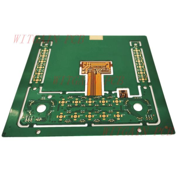 Quality 0.2MM Min Hole 6 Layer 1.2MM Rigid Flex PCB Board for sale