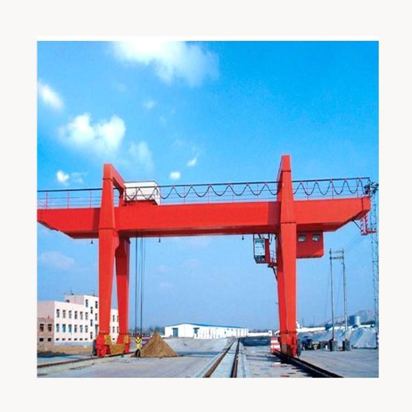 Quality 20 Ton Double Girder Yard Gantry Crane Construction U Type for sale