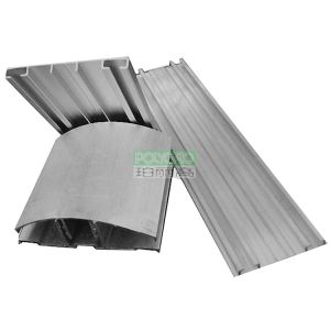 Quality Textured Surface Aluminium Profile for Polycarbonate Sheet ISO9001 for sale