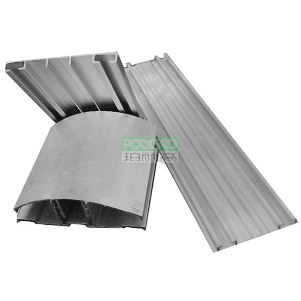 Quality Textured Surface Aluminium Profile for Polycarbonate Sheet ISO9001 for sale