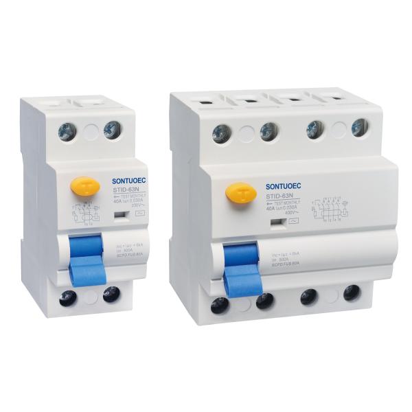 Quality 2P 4P Leakage Current Circuit Breaker new model StID series RCCB Protection IEC61008 Standard for sale