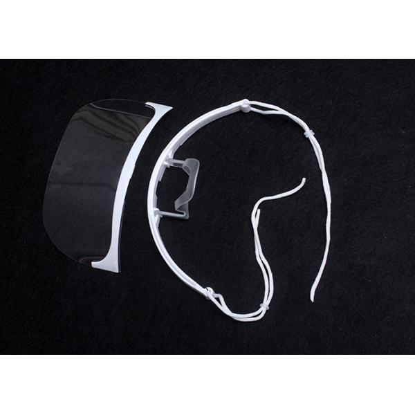 Quality 2 Pcs Oilproof Clear Kitchen Mouth Shield restaurant With Adjustable Elastic for sale