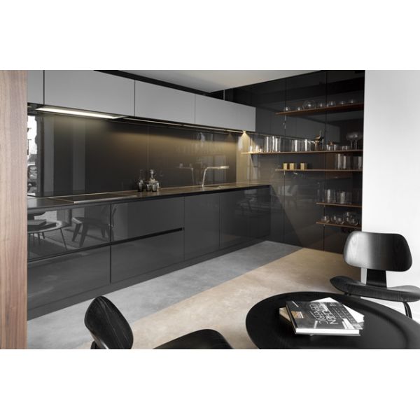 Quality Waterproof Fireproof Kitchen Cabinet with Solid Wood and Customizable Modular for sale