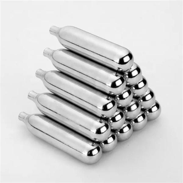 Quality Silver Metal Cream Whipper Cartridges 8g N2O for sale