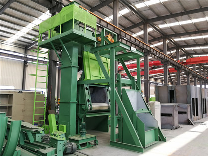 Quality 5TPH Tumblast Shot Blasting Machine Automotive Aerospace Industry Use for sale