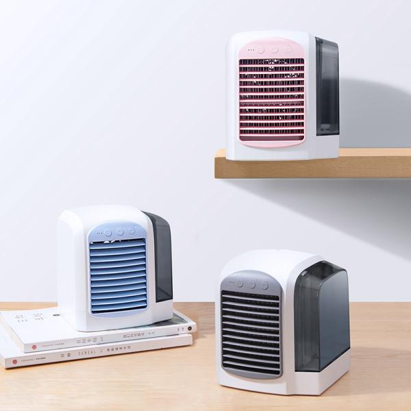 Quality Personal Space Mini Desktop Air Conditioner 380ml Usb DC5V quiet for sale