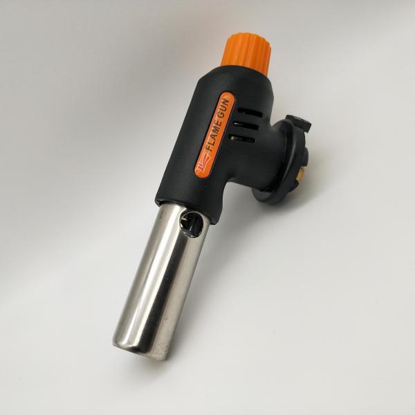 Quality Portable Metal Camping BBQ 14cm Butane Heating Torch for sale