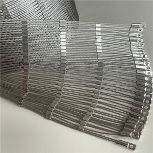 Quality 2.5mm Ferrule Type Zoo Enclosure Stainless Steel Cable Netting Mesh Safety for sale