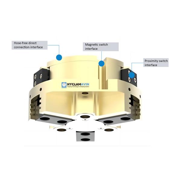 Quality Three Jaw Parallel Gripper 3 Jaw Pneumatic Gripper 200N Max. Force for sale