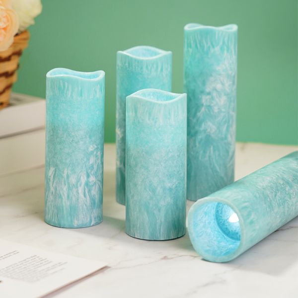 Quality Electric Light Candles LED Candle With LED Wax Drop Dancing Flames And 2 X AA Battery for sale