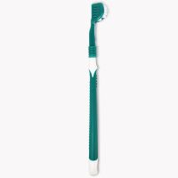 Quality Three Head Three Sided Plastic Pet Toothbrush for sale