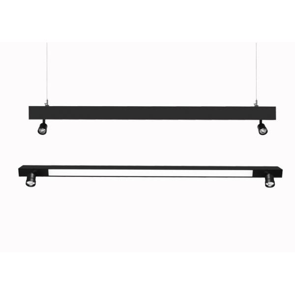 Quality Aluminum 80-90lm/W 1.2m 36 WATT LED Linear Lighting Fixture Black IP20 60Hz CE for sale