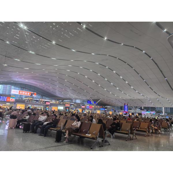 Quality Aluminum Linear Ceiling Tile Metalworks Acoustic Panels Baffles Sound Absorption Board for sale