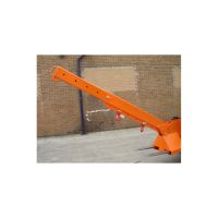 Quality 5000KGS 5 Tonne Fork Mounted Jib Forklift Attachment Powder Coating Surface for sale