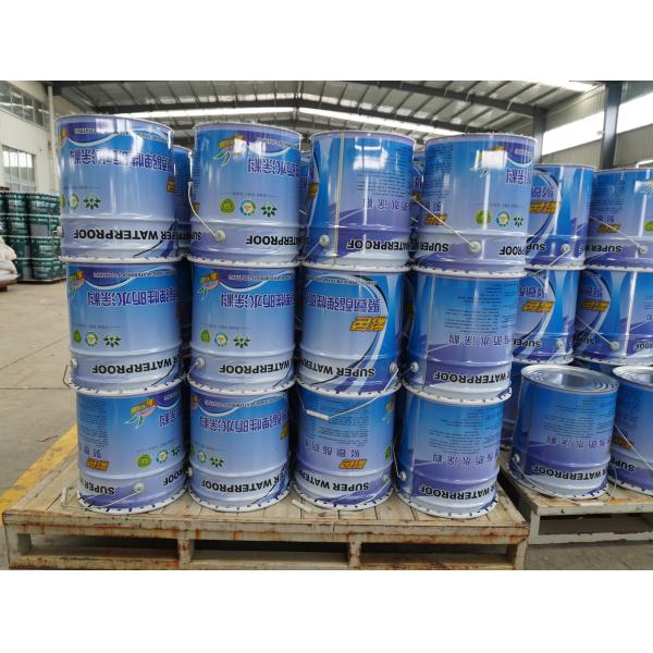 Quality Blue Polyurethane Waterproof Coating For Bldg Basements Easy Construction for sale
