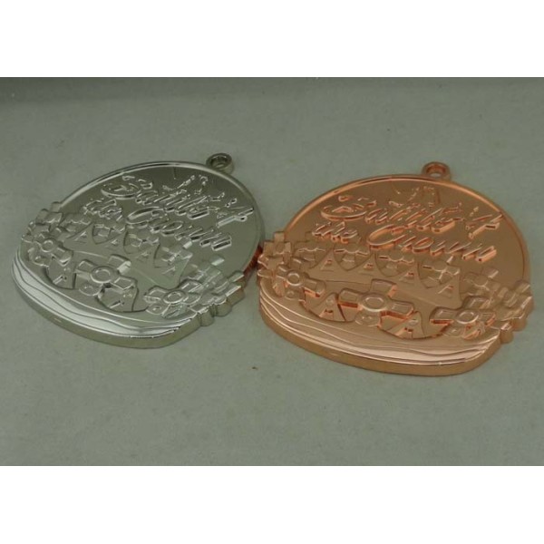 Quality Copper Plating Die Cast Medals Zinc Alloy 3D Karate Medals Without Enamel for sale