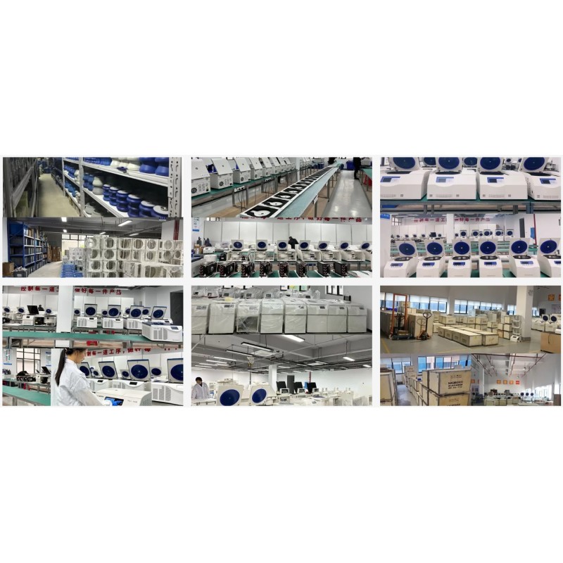 High Speed 16500rpm Refrigerated Centrifuge with "Low-Noise" Patent Certification 12