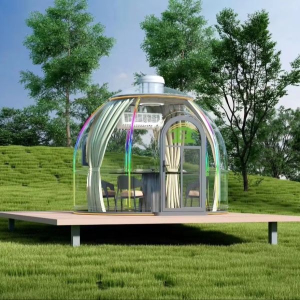 Quality China Factory Pc Dome Hotel Tent Bubble Dome House Modular Prefab Dome House For Resorts for sale