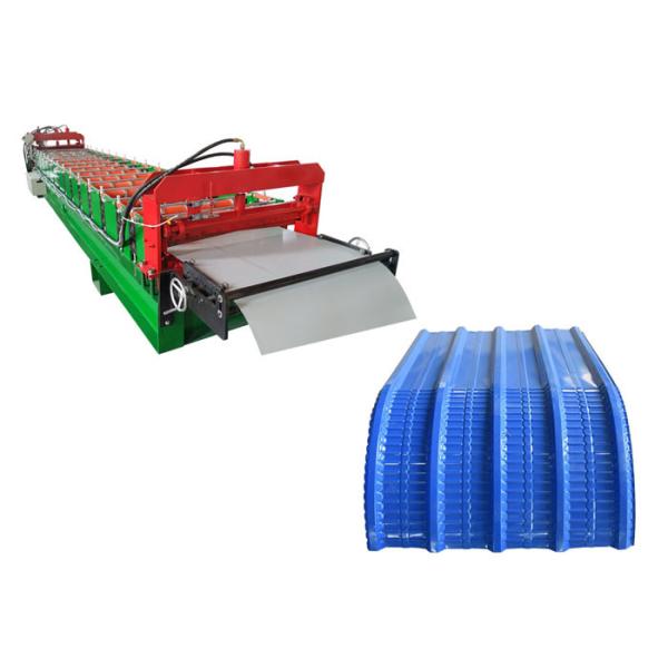 Quality Arched Trapezoidal Sheet Roll Forming Machin Efficienty Width 835 / 828 / 840mm for sale
