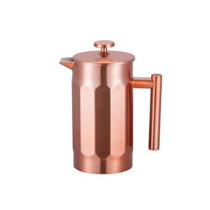 Quality Highly Polished Double Wall French Press Coffee Maker 27oz Stainless Steel SS304 for sale