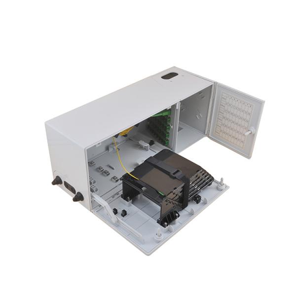 Quality RAL 7035 Fiber Optic Distribution Box Splitter 150mm Mulit Function for sale