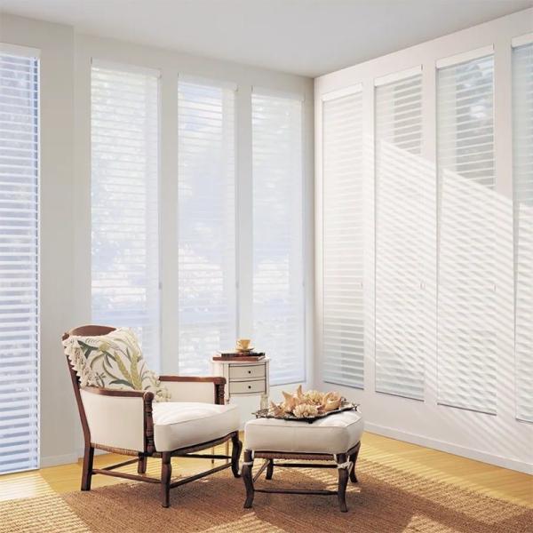 Quality Electric Smart Shangrila Motorized Blinds with Customization and Horizontal for sale