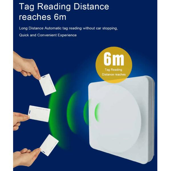 Quality 860mhz-960mhzr Long Range RFID Reader Free SDK Waterproof 8m Distance UHF Card for sale