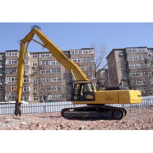 Quality Low Price 28m Long Reach Demolition Boom Q355B BS700 Material Fit PC500 320 ZX420 SK320 for sale