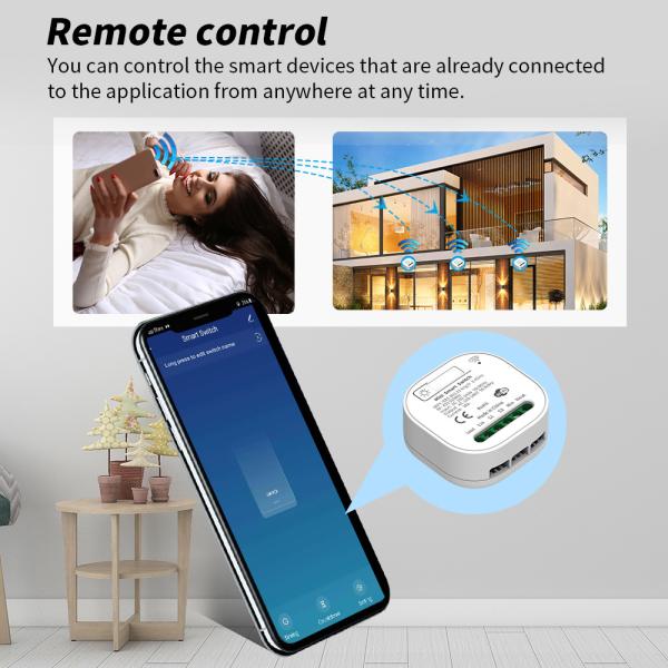 Quality WIFI 30m Wireless Wifi Light Switch Homekit Shutter Switch for sale